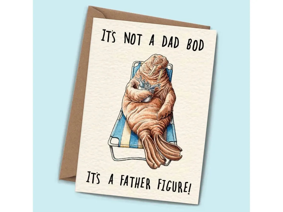 'Dad Bod' Card Father's Day Card – Handwritten Cards UK