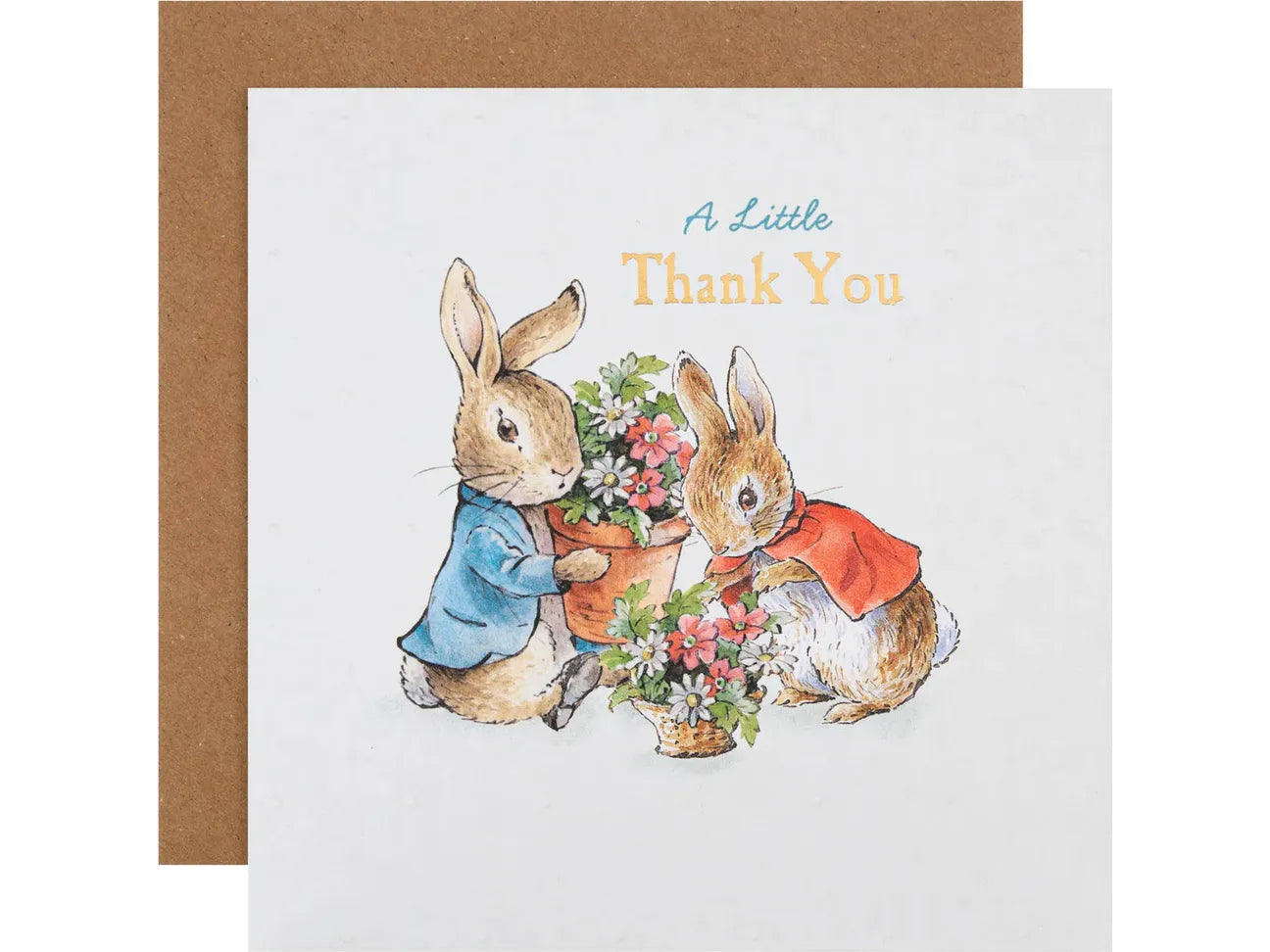 A Little Thank You Beatrix Potter Card – Handwritten Cards UK